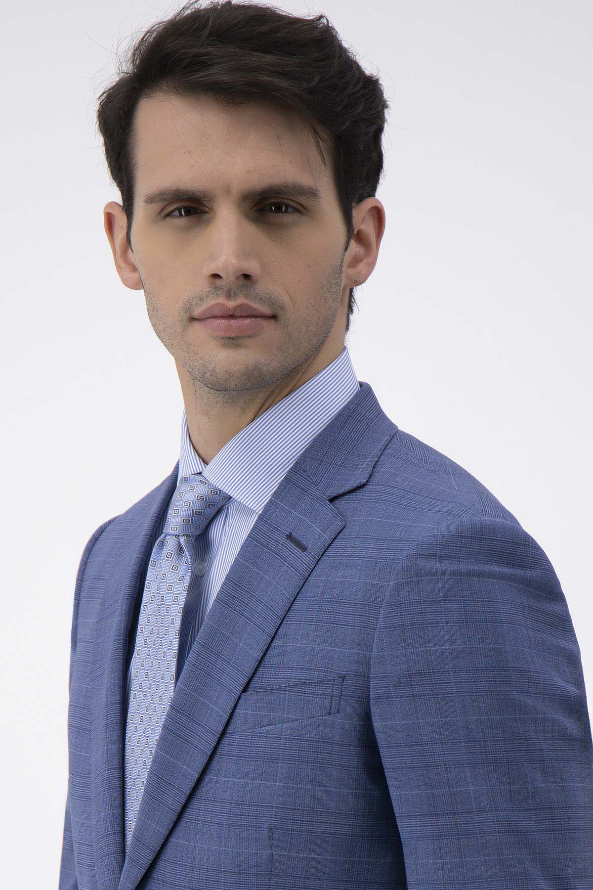 Traje Calderoni Azul Slim Fit image number 1